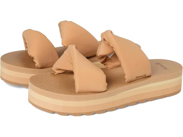 (取寄) サヌーク レディース ヨガ Sanuk women Yoga Twist-n-slide Tan