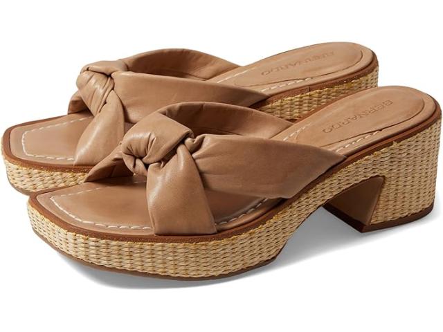 (取寄) ベルナルド レディース ジョリー ラフィア Bernardo women Jolie Raffia Sand Glove Leather