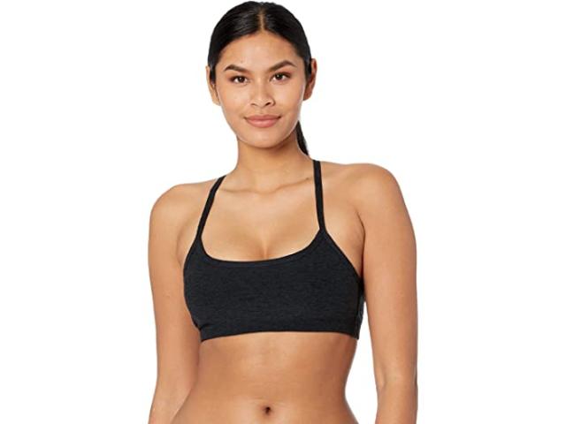 (取寄) ビヨンドヨガ レディース スペースダイ スリム レイサーバック ブラ Beyond Yoga women  Spacedye Slim Racerback Bra Darkest Night