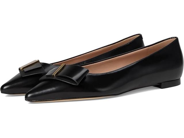 (取寄) コールハーン レディース フェリシア ボウ バレエ フラッツ Cole Haan women Felicia Bow Ballet Flats Black Leather