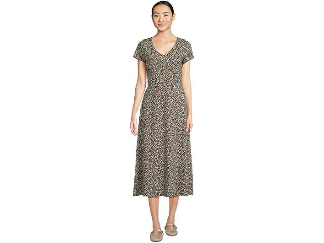 (取寄) トードアンドコー レディース ロゼ ミディ ショート スリーブ ドレス Toad&Co women Rose Midi Short Sleeve Dress Salt Ditsy Print