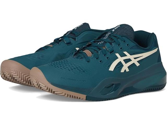 (取寄) アシックス メンズ ゲル-レゾリューション X クレイ ASICS men Gel-Resolution X Clay Saxon Green/Birch