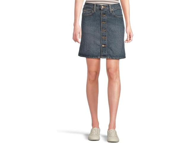 (取寄) リーバイス プレミアム レディース レトロ ボタン フロント スカート Levi's Premium women Retro Button Front Skirt Eight Track Skirt