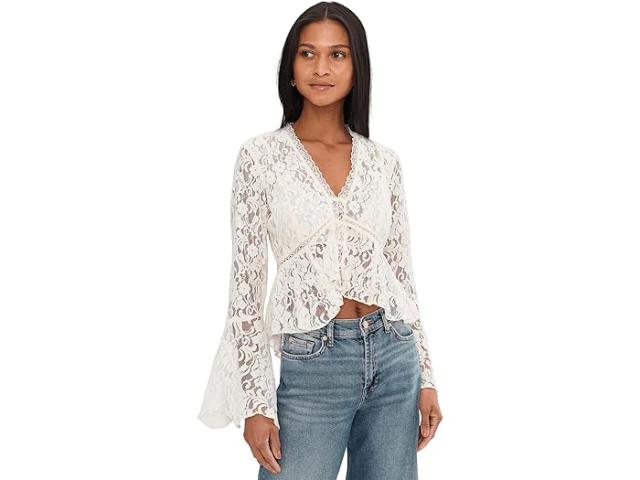(取寄) フリーピープル レディース ウィスパリング ラブ レース トップ Free People women Whispering Love Lace Top Tofu