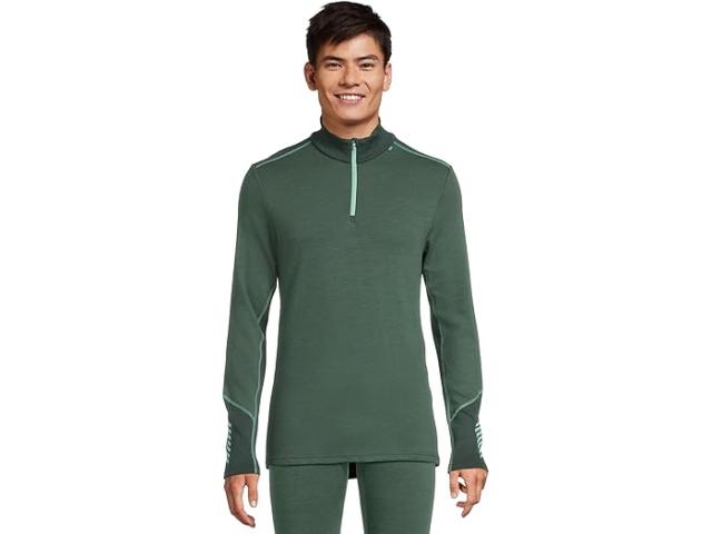 (取寄) ヘリーハンセン メンズ リファ メリノ ミッドウエイト 1/2 ジップ Helly Hansen men Lifa Merino Midweight 1/2 Zip Green