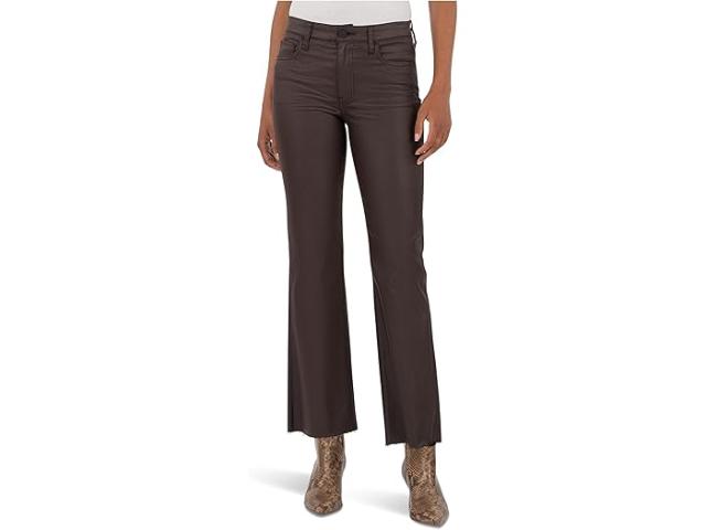 (取寄) カット フロム ザ クロス レディース ケルシー ハイライズ アンクル フレア ウィズ ロー ヘム KUT from the Kloth women Kelsey High-Rise Ankle Flare With Raw Hem Chocolate