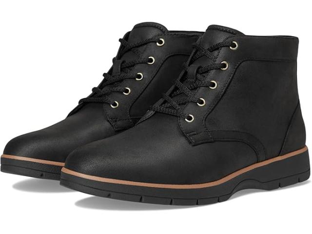 (取寄) ドクターショール レディース ノーススター レース-アップ ショート ブーツ Dr. Scholl's women Northstar Lace-Up Short Boots Black