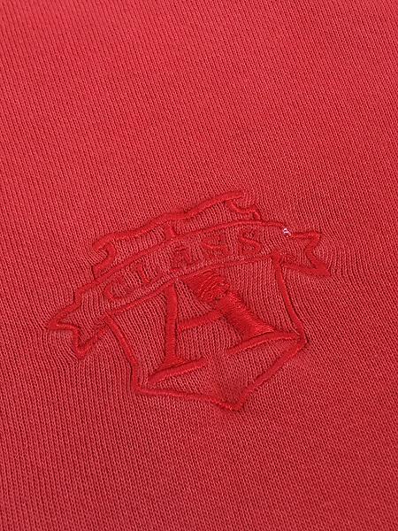 古着 90s USA製 Russell High Cotton ワンポイント ハーフボタン