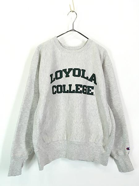 古着 00s Champion Reverse Weave 「LOYOLA」 2段 カレッジ リバース スウェット M位 古着