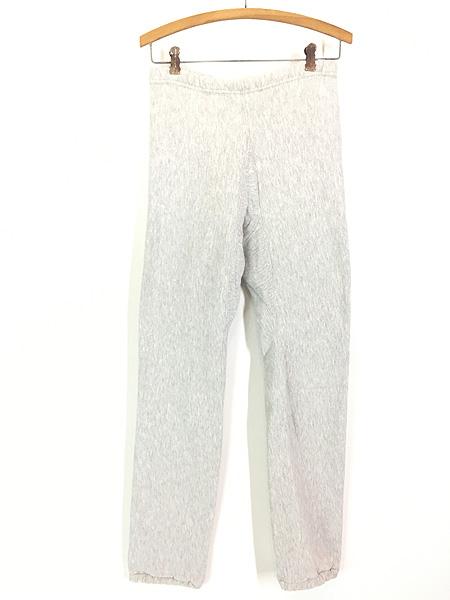 古着 80s USA製 LANDS' END × Champion Reverse Weave 目なし リバース スウェット パンツ M 古着