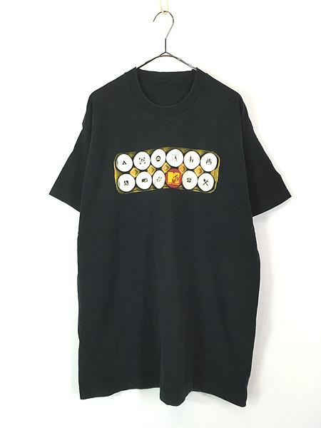 古着 90s MTV Music Television 「expiration date」 TV チャンネル ピクトグラム アート Tシャツ XL