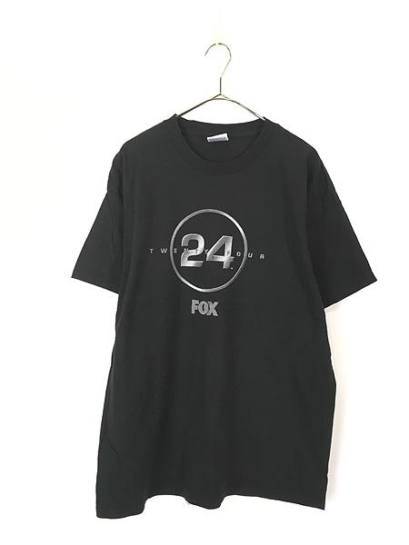 古着 00s 24 twenty four 「Sometimes the Men Sworn to Keep Us Safe.. Are the Most Dangerous of All」 TV ドラマ Tシャツ L