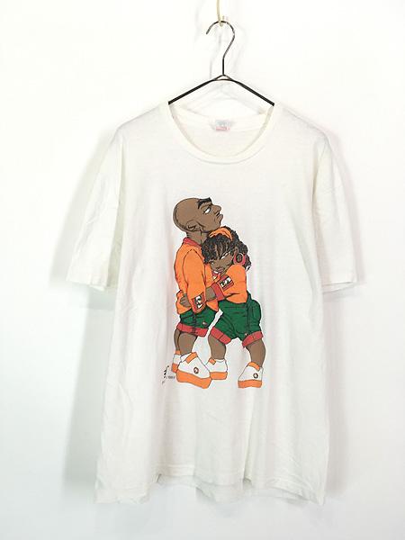 古着 90s USA製 360° Black Library ブラック カルチャー ヒップホップ ラップ Tシャツ XL