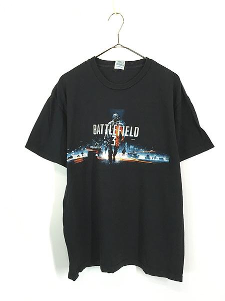 古着 10s BATTLE FIELD 3 バトルフィールド FPS ゲーム Tシャツ L 古着