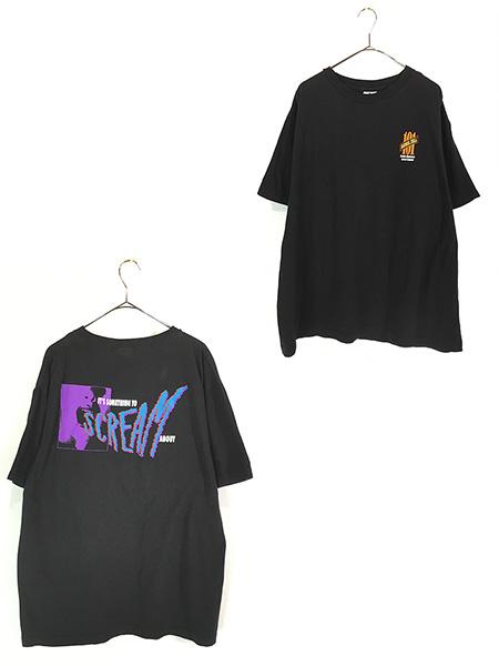 古着 90s Rebel Yell 101 「Scream」 リキュール アルコール 企業 グラフィック Tシャツ XL 古着