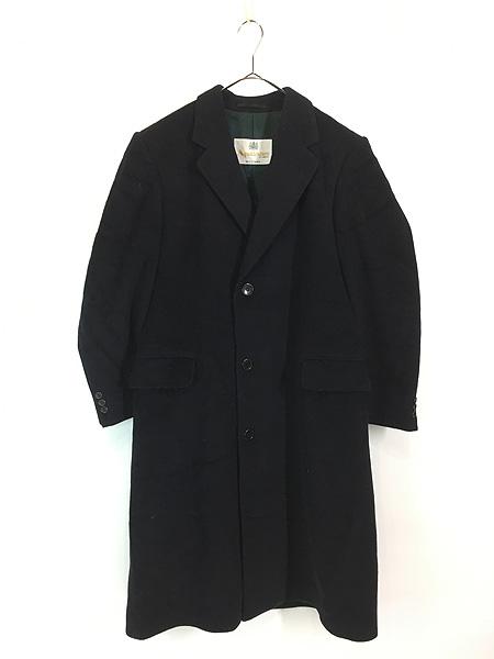古着 80s 製 Aquascutum 豪華 カシミヤ ウール バルマカーン チェスター ロング コート 38R