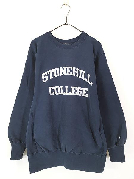 古着 90s USA製 Champion Reverse Weave 「SETON HALL」 カレッジ リバース スウェット XL 古着