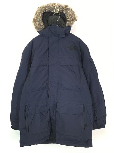 古着 TNF The North Face 「Dry Vent」 550 フィルパワー 2way ダウン ジャケット パーカー L 古着