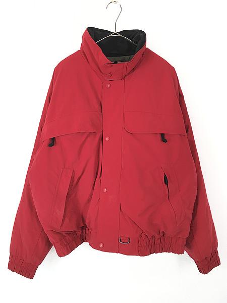 古着 80s Eddie Bauer 名作 Dカン チンスト 比翼 グース ダウン ジャケット ブルゾン XL