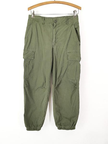 古着 60s 米軍 US 「4th」 リップストップ ポプリン ジャングル ファテーグ トロピカル カーゴ パンツ リメイク S-R