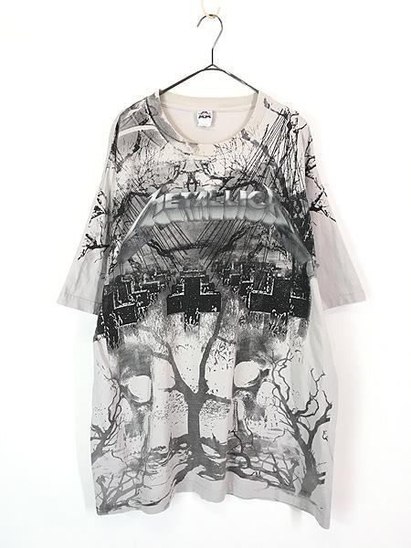 古着 00s LLICA 「Master of Puppets」 オールオーバー ヘヴィ メタル ロック バンド Ｔシャツ 2XL
