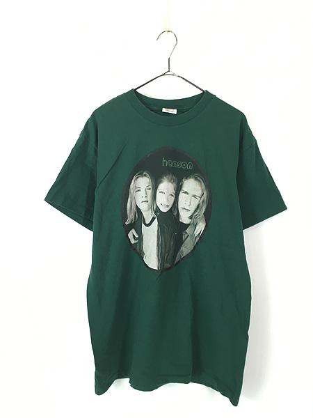 古着 90s USA製 Hanson フォト ポップ ロック バンド Tシャツ L