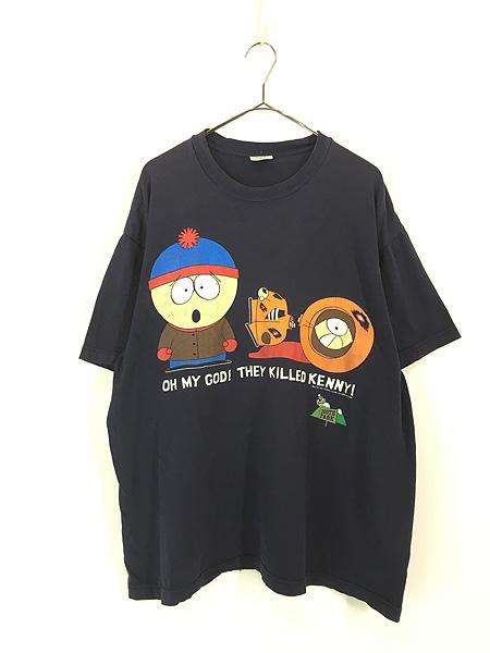 古着 90s SOUTH PARK サウスパーク ケニー アニメ キャラクター Tシャツ XL 古着