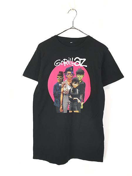 古着 00s Gorillaz 「Summer 2009」 オルタナ エレクトロ ポップ ロック バーチャル バンド Tシャツ M位