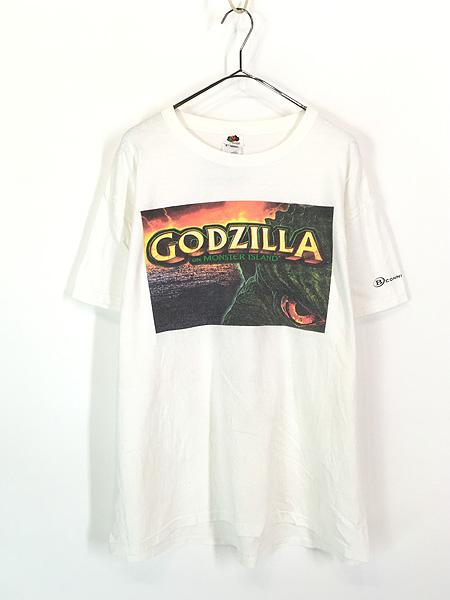 古着 Godzilla on Monster  ゴジラ 特撮 ムービー Tシャツ L 古着
