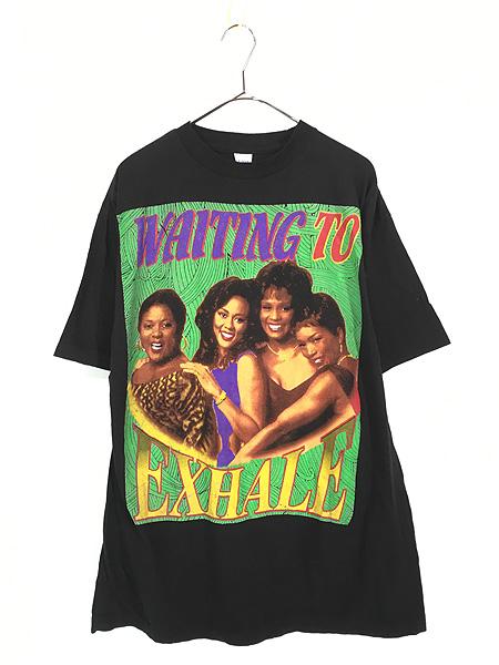 古着 90s Waiting to Exhale 豪華 両面 オールド ムービー ヒップホップ ラップ パキ綿 ブートレグ Tシャツ XL 極上!!