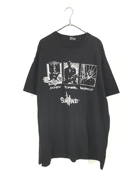 古着 00s SCARFACE 「MONEY POWER RESPECT」 アル パチーノ 映画 ムービー Tシャツ 2XL