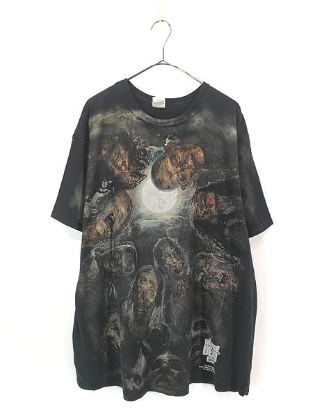 古着 10s THE WALKING DEAD ゾンビ ウォーカー TV ドラマ Tシャツ XXL 古着