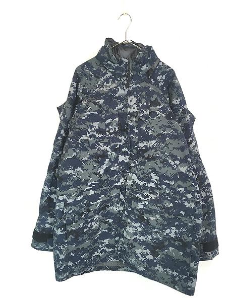 古着 10s 米軍 USN ピクセル カモ 迷彩 NWU Type1 GORE-TEX ゴア ワーキング パーカー M-XL