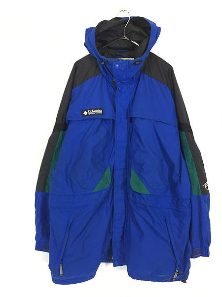 古着 90s Columbia tectonite 2way ナイロン アウトドア ジャケット L 古着