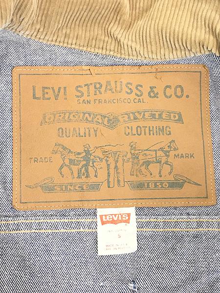 レディース 古着 80s USA製 Levi's 77932 襟 コーデュロイ デニム