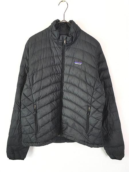 レディース 古着 11s Patagonia 「ダウン セーター」 軽量 & 薄手 グース ダウン ジャケット パッカブル 黒 L 古着
