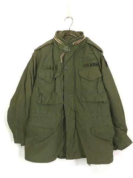 古着 80s 米軍 US ARMY M-65 3rd ミリタリー フィールド ジャケット 貴重 S-S
