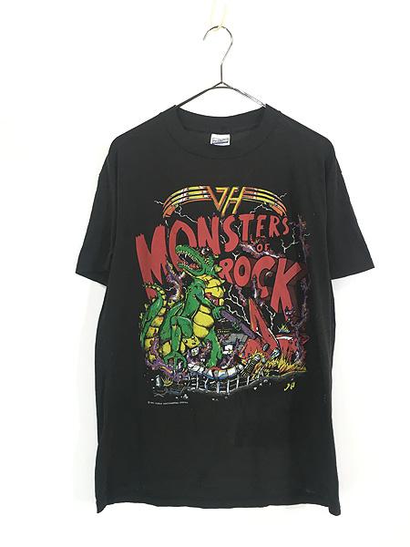 古着 80s USA製 VAN HALEN 「MONSTERS OF ROCK」 ヘヴィ メタル ロック バンド Tシャツ L