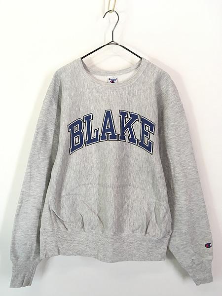 古着 90s Champion Reverse Weave 「BLAKE」 リバース スウェット L位 古着
