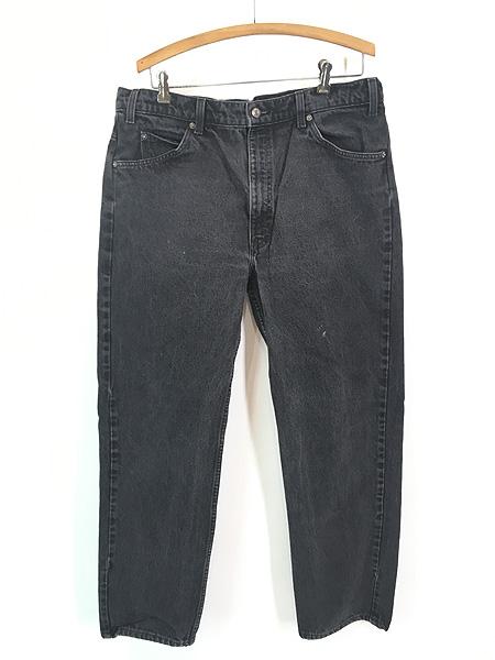 古着 90s USA製 Levi's 505-4159 サルファ スーパー ブラック デニム パンツ ジーンズ スリム W36 L29