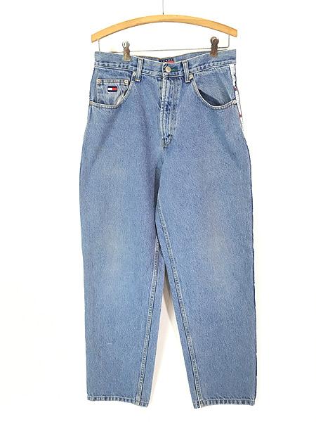 古着 90s  JEANS サイド テープ デニム パンツ ジーンズ W31 L30 古着