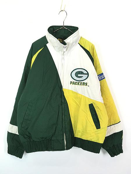 古着 90s NFL Green Bay Packers パッカーズ パデット ジャケット M 古着