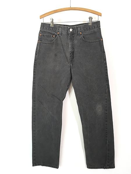 古着 00s Levi's 505-7113 サルファ ブラック デニム パンツ ジーンズ スリム W31 L29.5
