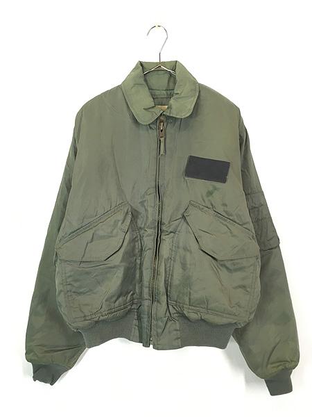 古着 90s Frontline Type CWU-45-P ミリタリー パデッド フライト ジャケット S