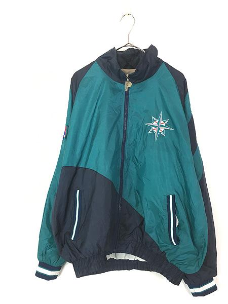 古着 90s MLB Seattle Mariners マリナーズ ナイロン ジャケット L 古着