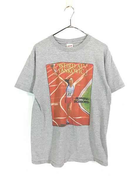 古着 00s WEIRD AL YANKOVIC 「Running With Scissors」 パロディー ゲーム ミュージック Tシャツ M 古着