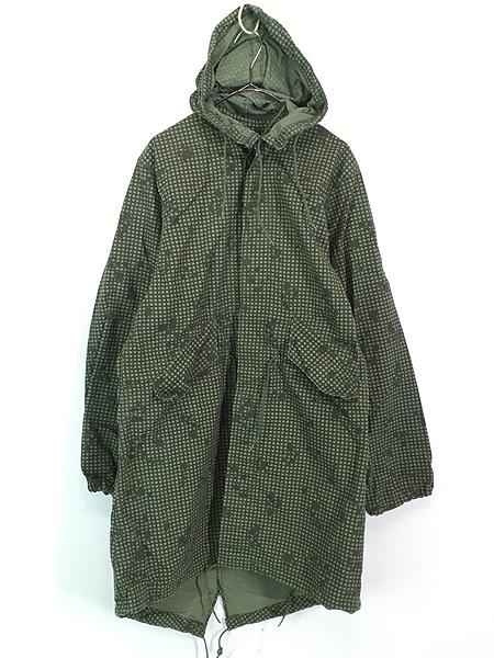 古着 80s 米軍 デザート ナイト カモ 迷彩 モッズ パーカー コート フィッシュテール S?@