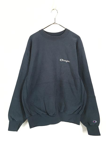 古着 00s USA製 Champion Reverse Weave ワンポイント リバース スウェット グレー XL 古着