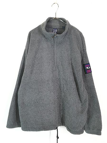 古着 90s GAP 「downhill Alpine SERIES」 ハーフジップ プルオーバー フリース ジャケット L