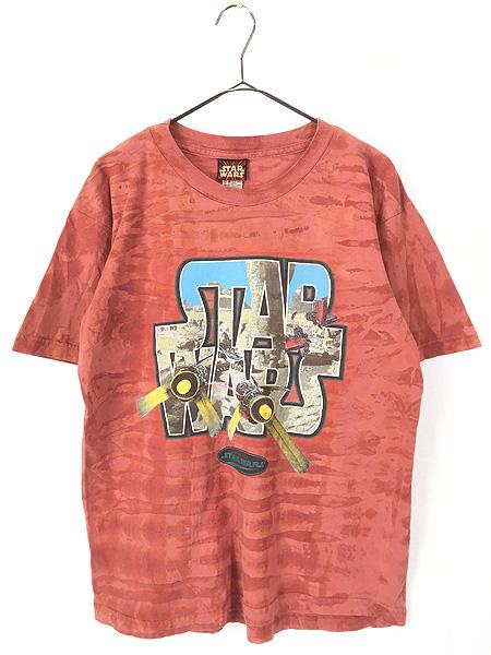 古着 00s STAR WARS スターウォーズ SF 映画 ムービー タイダイ Tシャツ XL位 古着